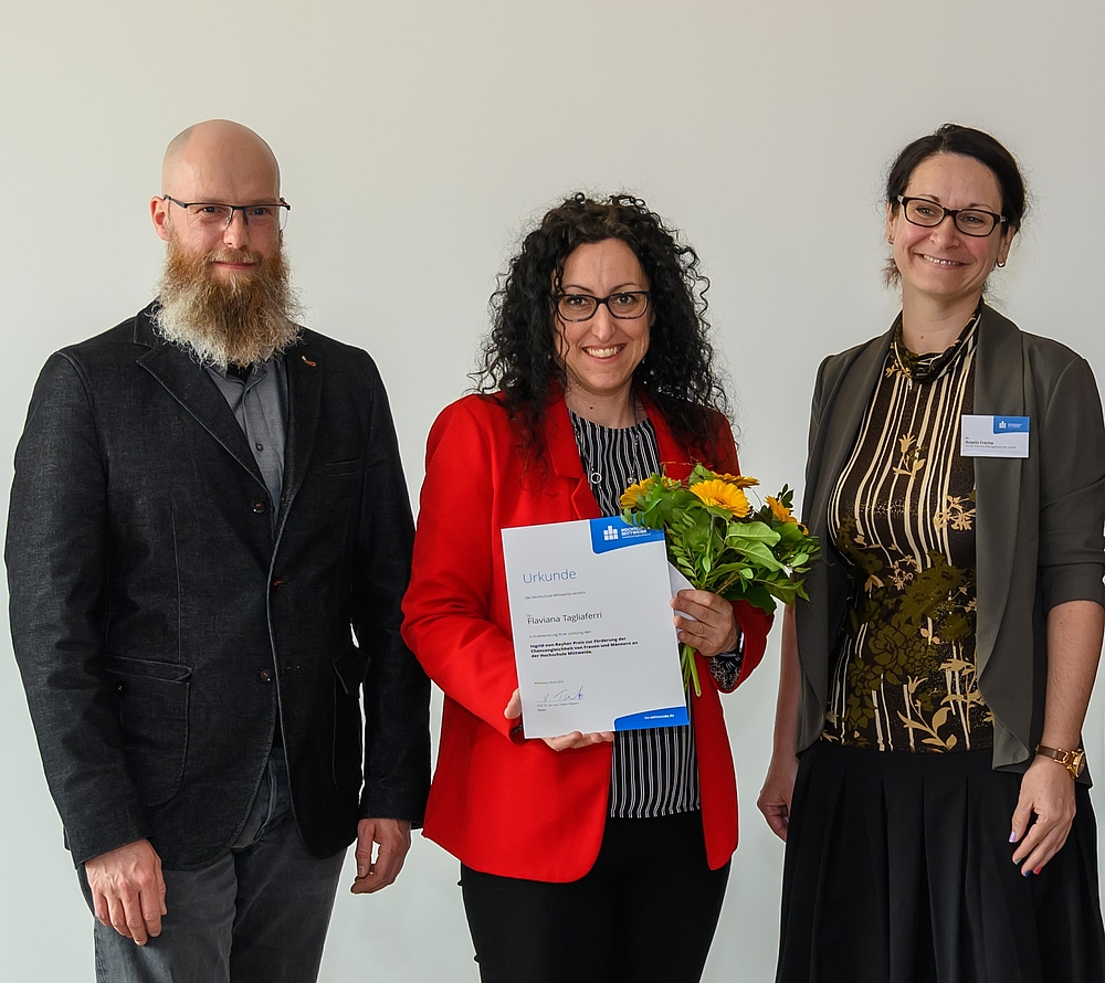 Ingrid-von-Reyher-Preis für Frau Dr. Flaviana Tagliaferri - HS Mittweida